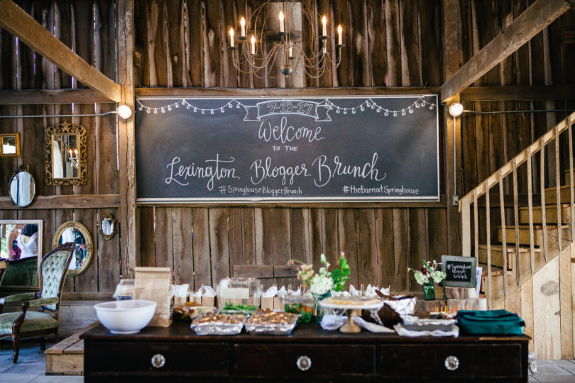 Most Epic Blogger Brunch at The Barn at Springhouse - Fabulous In Fayette